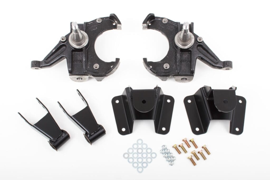 2.5"/4" Lowering Kit, 1973-1987 GM C10 Truck, HD, 2wd (#93129) - McGaughys