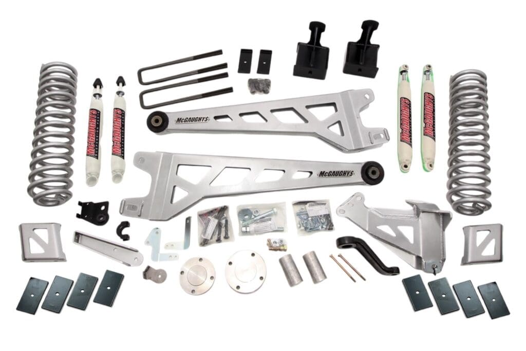 *8" Lift Kit, 2017-2022 Ford F350, 4wd *w/Flange Style Rear Driveline ...